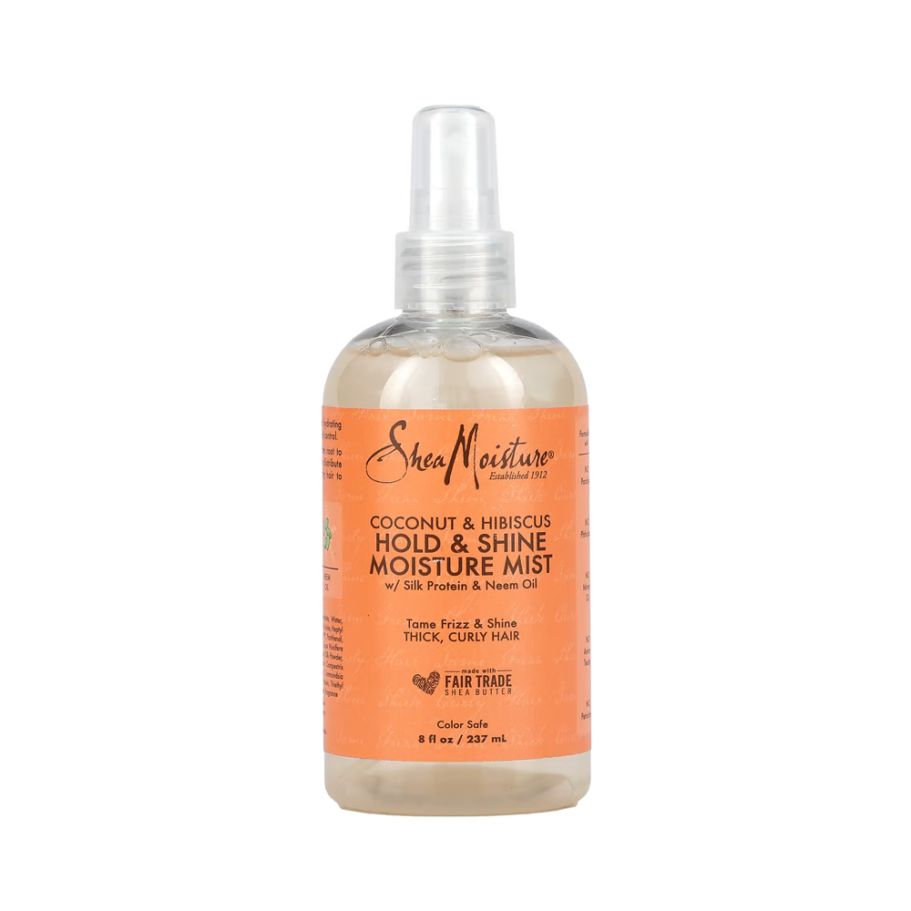 Shea Moisture Hold & Shine Moisture Mist fixáló spray 237 ml - CurlyGirl